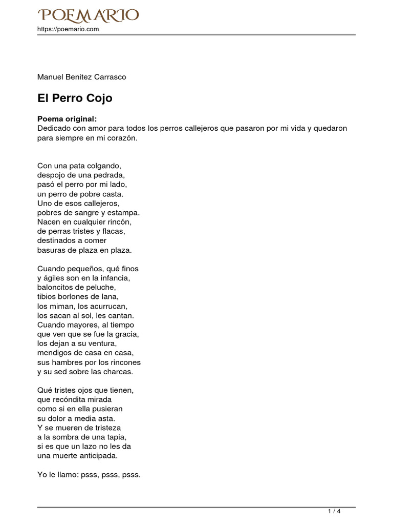 El Perro Cojo | PDF
