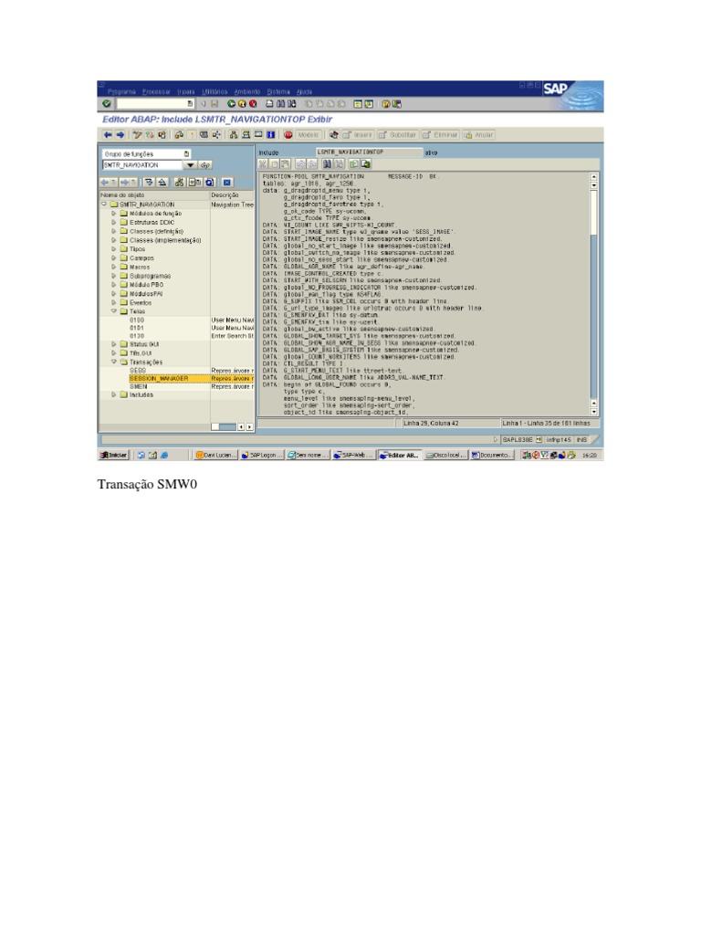 SAP ABAP - SMW0 - Modificar Figura Da Tela Inicial | PDF | Computadores