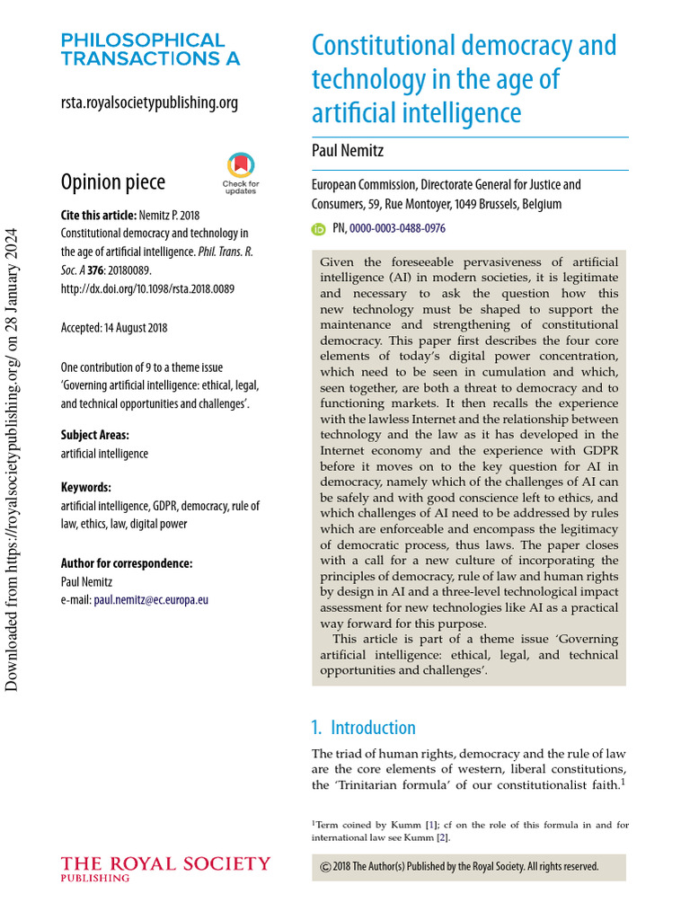nemitz-2018-constitutional-democracy-and-technology-in-the-age-of ...