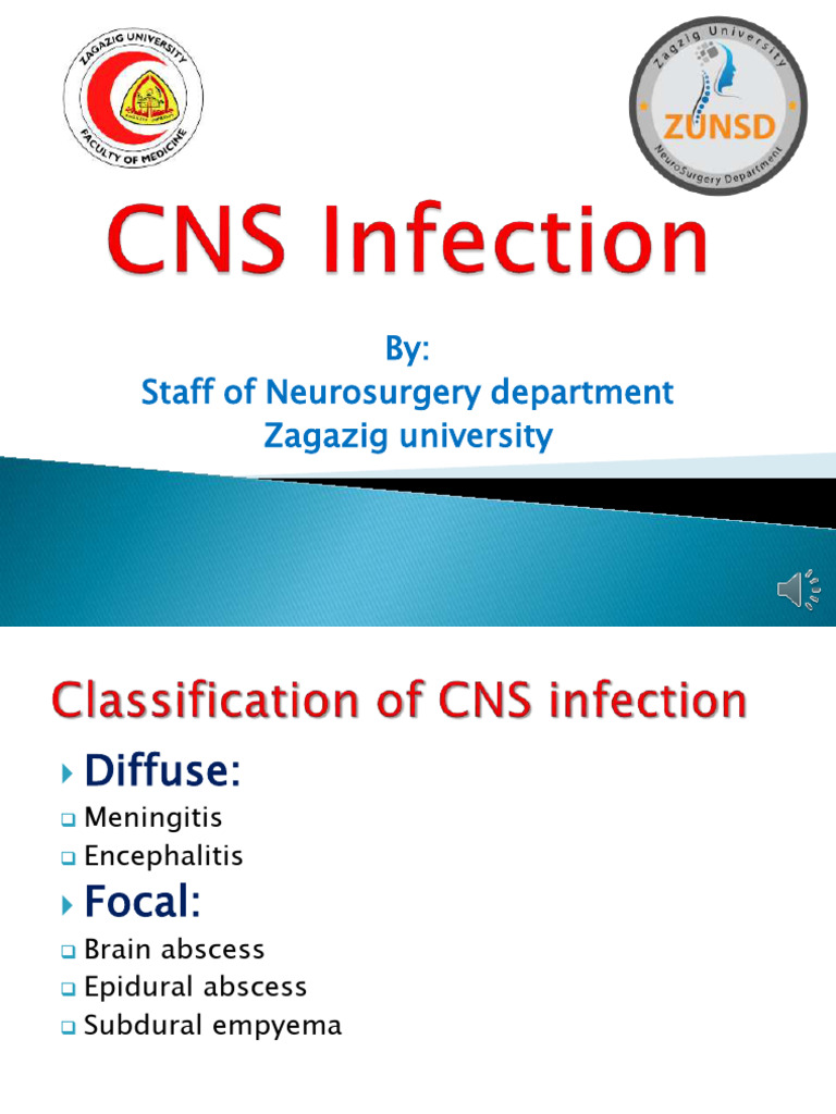 CNS Infection Recorded | PDF