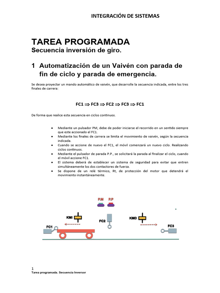 17-Tarea Programada. Secuencia Inversor | PDF | Electricidad | Equipo de oficina