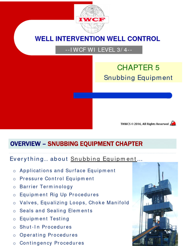 Snubbing Equipment 1664467576 | PDF | Valve | Pump