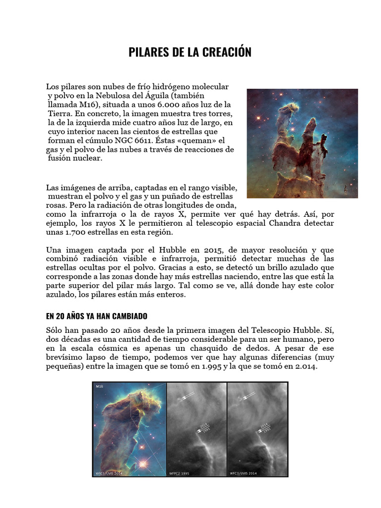 PILARES DE LA CREACION | PDF