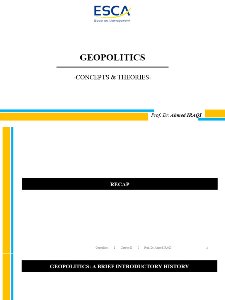 Geopolitics - Chapter II | PDF | Geopolitics | Global Politics