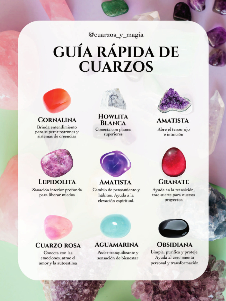 Guía Básica de Cuarzos | PDF