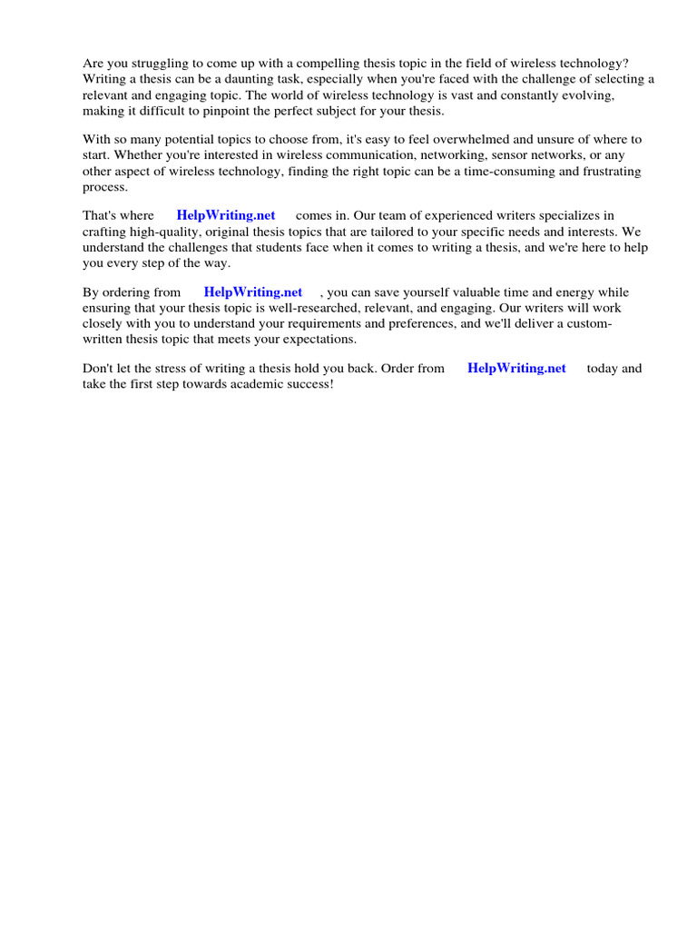 Wireless Based Thesis Topics | PDF | Computer Network | Wireless Lan