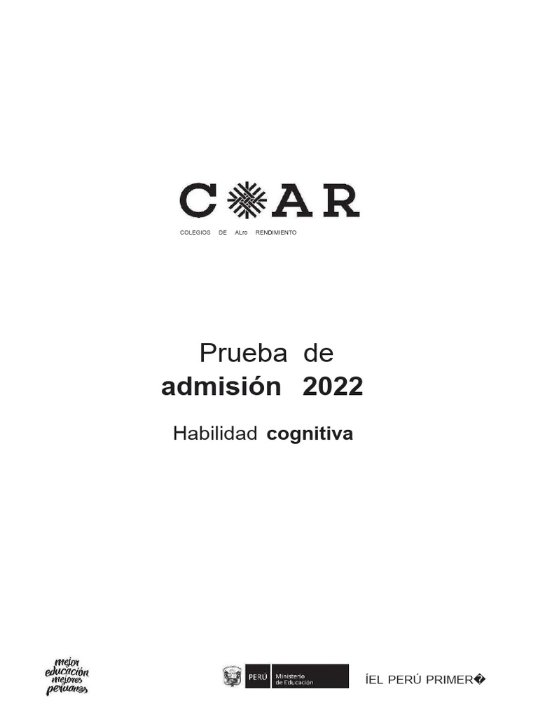 Prueba Coar 2024 | PDF