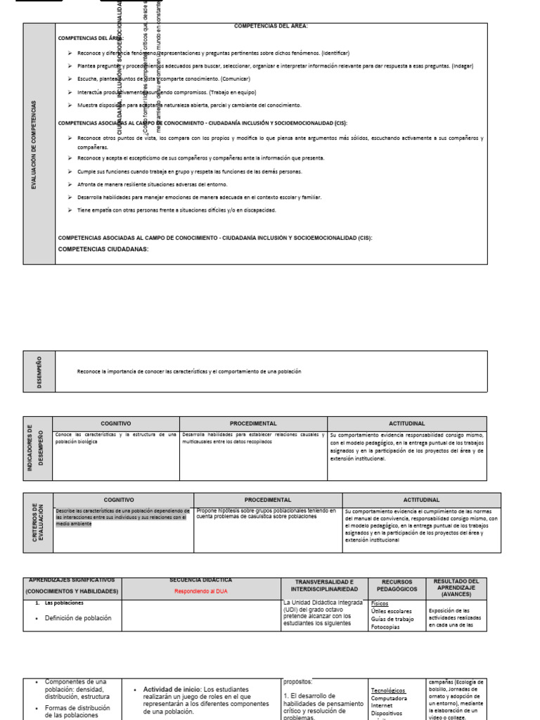 Plan de 1.p2024 Ambiental | PDF