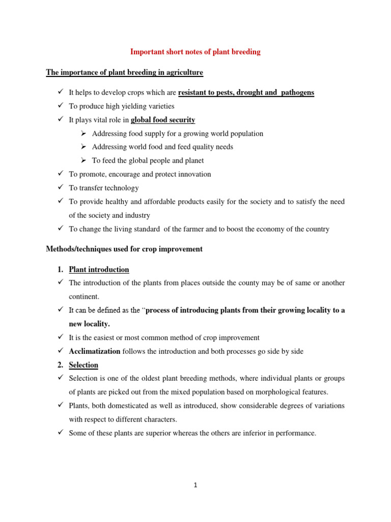 Blue Breeding | PDF | Plant Breeding | Hybrid (Biology)