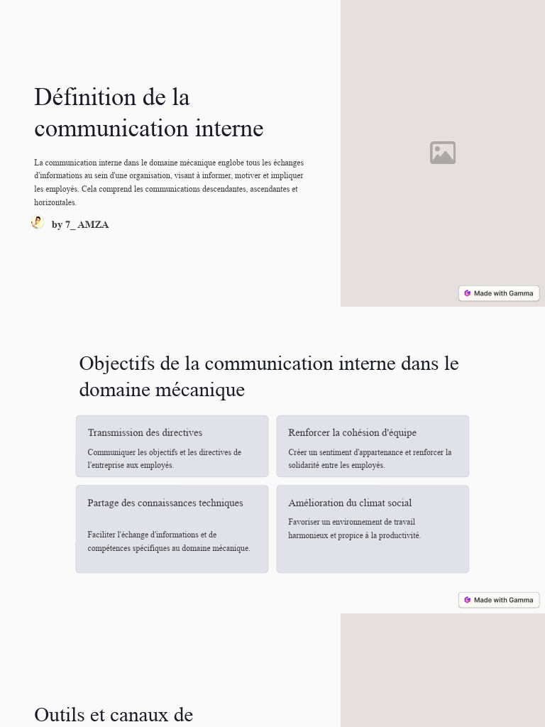 Definition de La Communication Interne | PDF