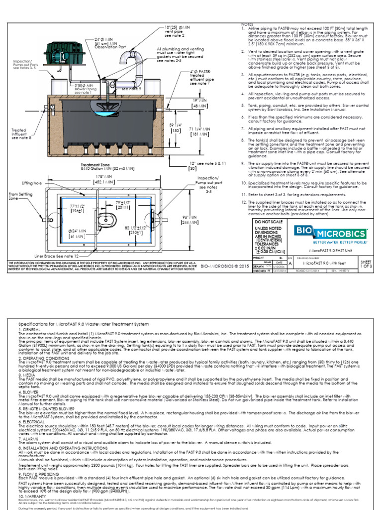 MicroFAST 9.0 FAST Unit | PDF | Pipe (Fluid Conveyance) | Plumbing