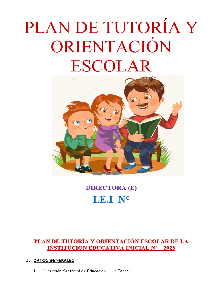 PLAN de Tutoría | PDF