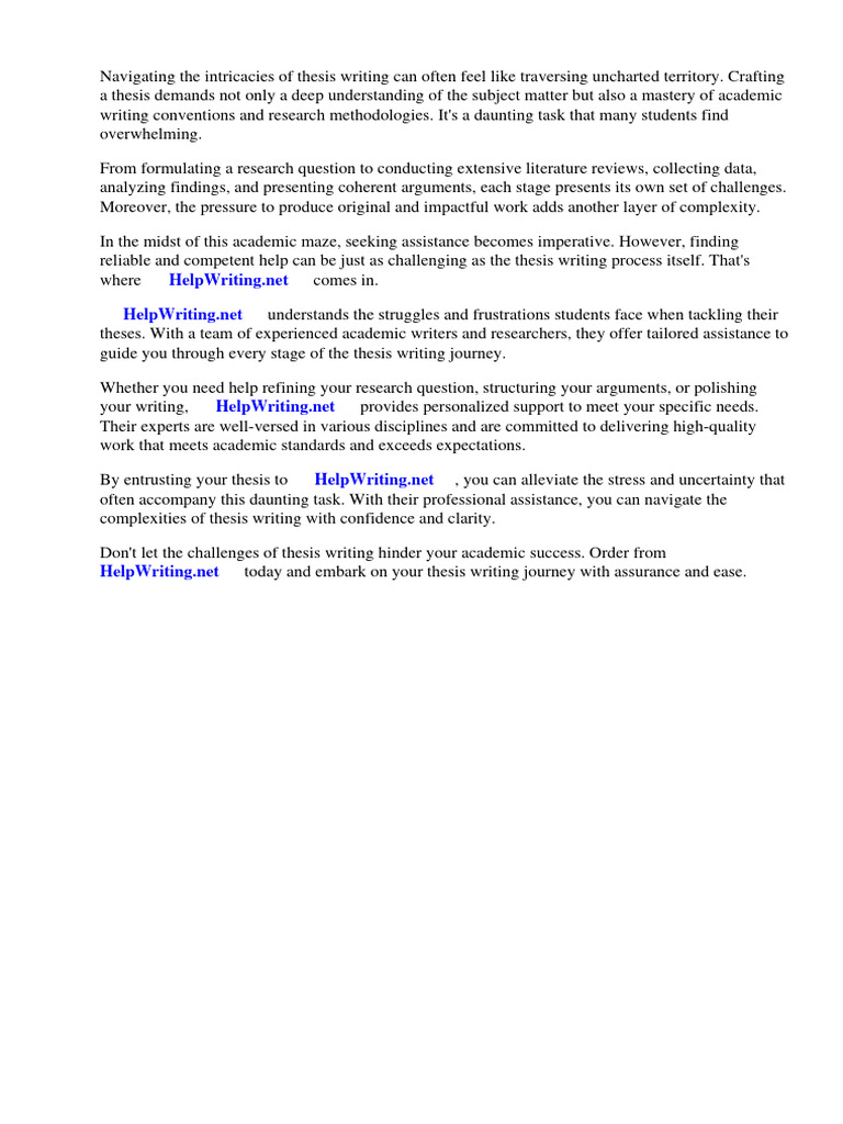 Thesis Hooks Map | PDF | Essays | Thesis