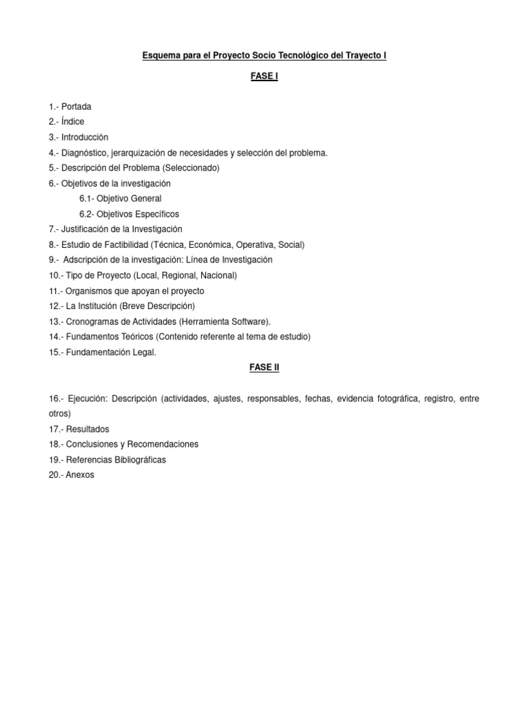 Esquemas PST I al IV Semestral | PDF