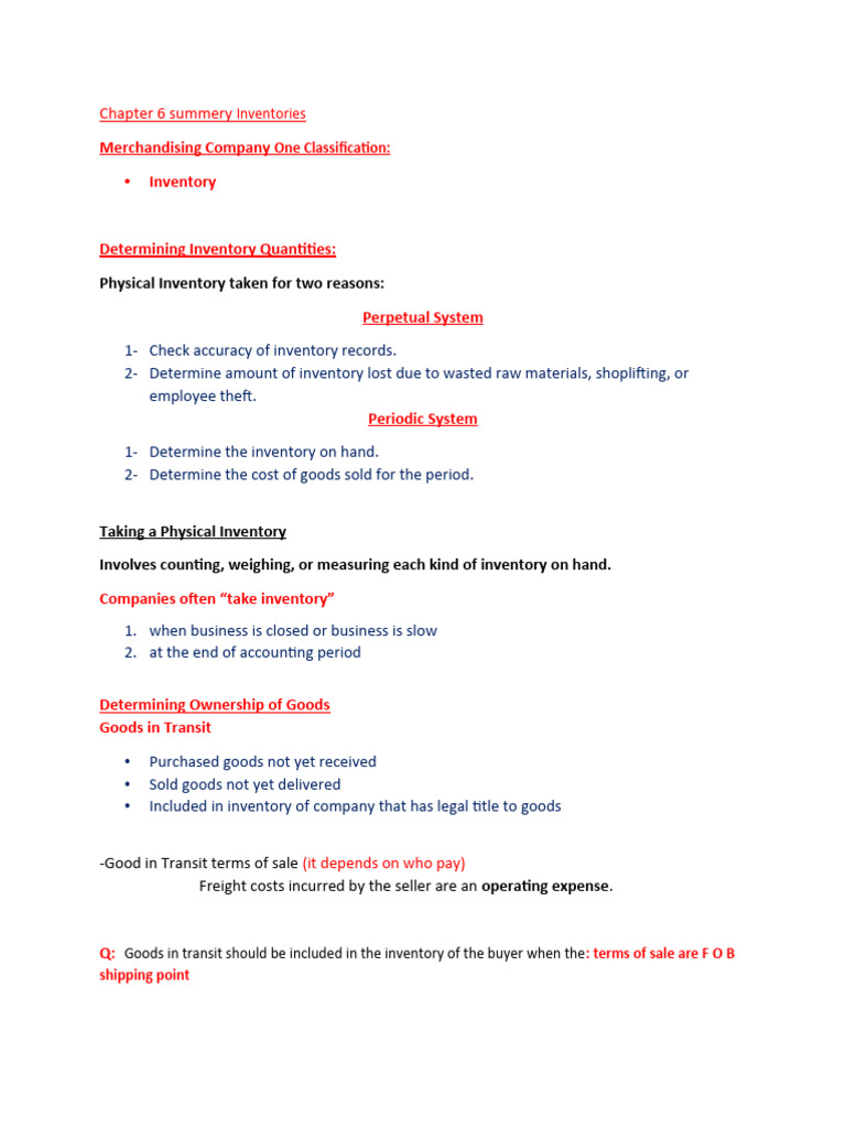 Chapter 6 Summery Pdf