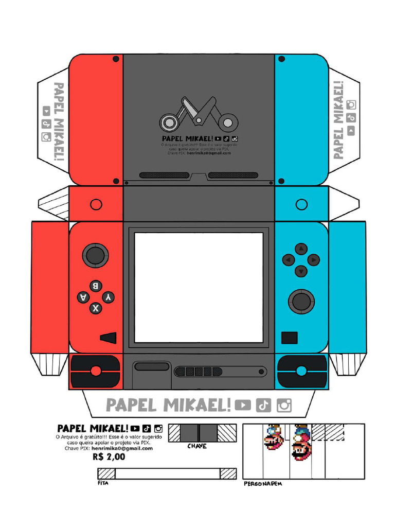 Nintendo switch - Papel Mikael | PDF