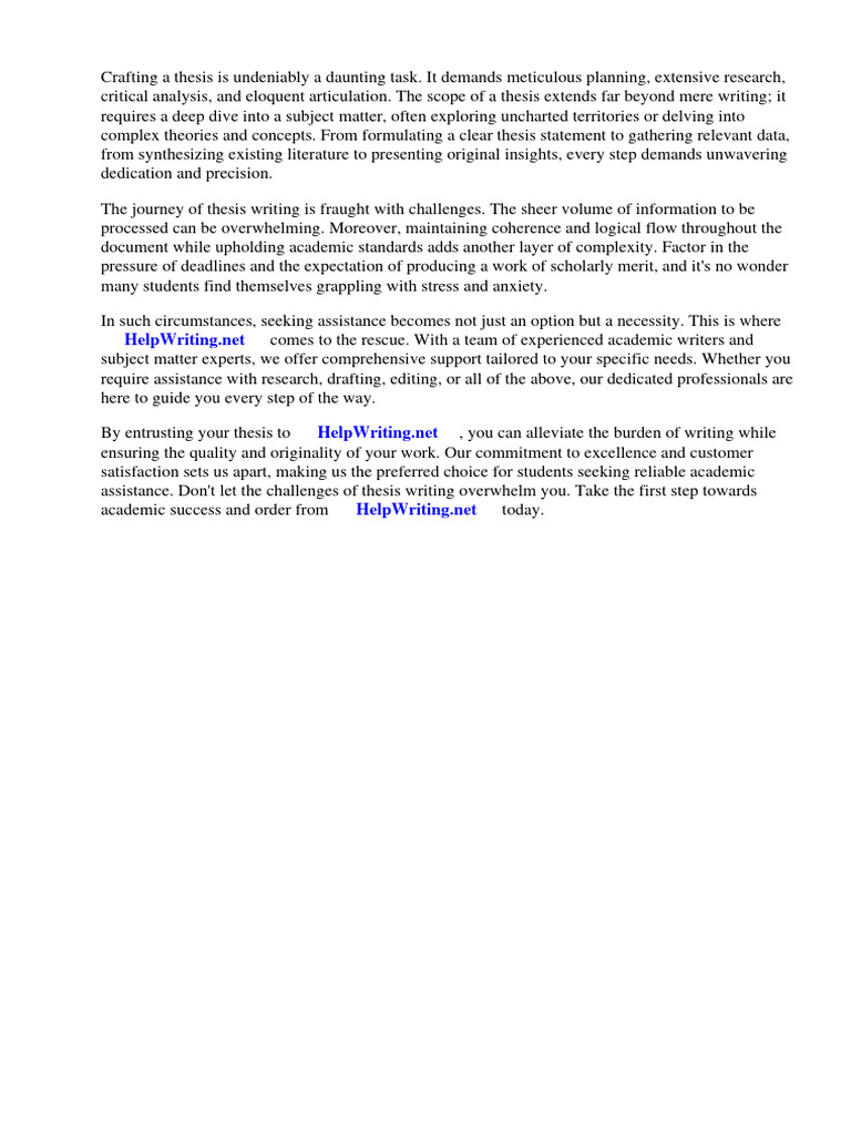 Thesis Scope Pdf Thesis Scientific Method