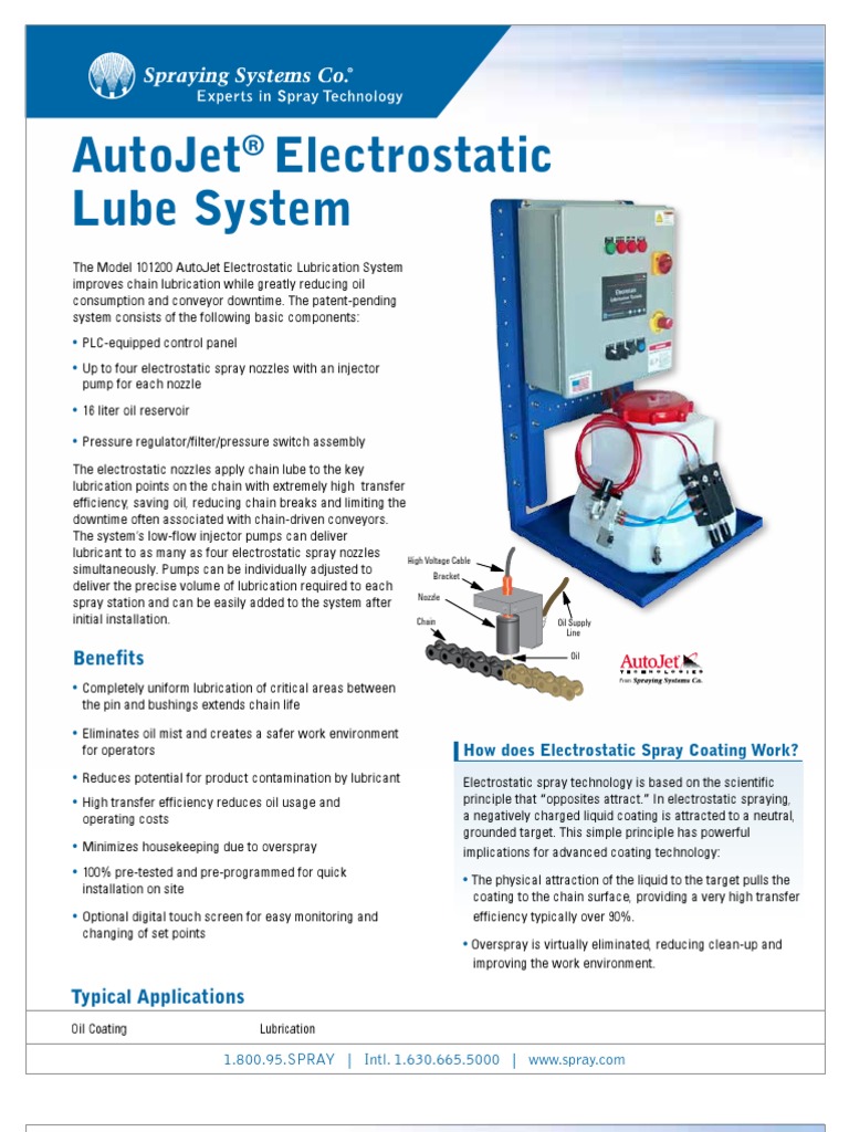 B661a Electrostatic Lubrication System | PDF | Lubricant | Electrostatics