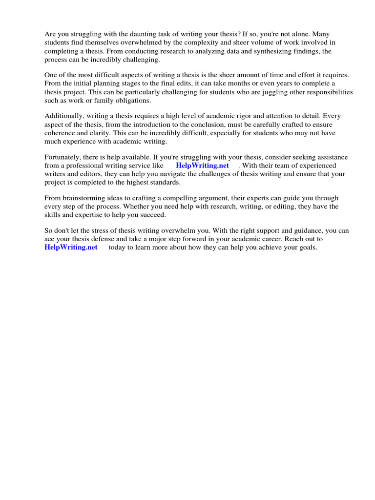 Tips On Acing A Thesis Defense | PDF