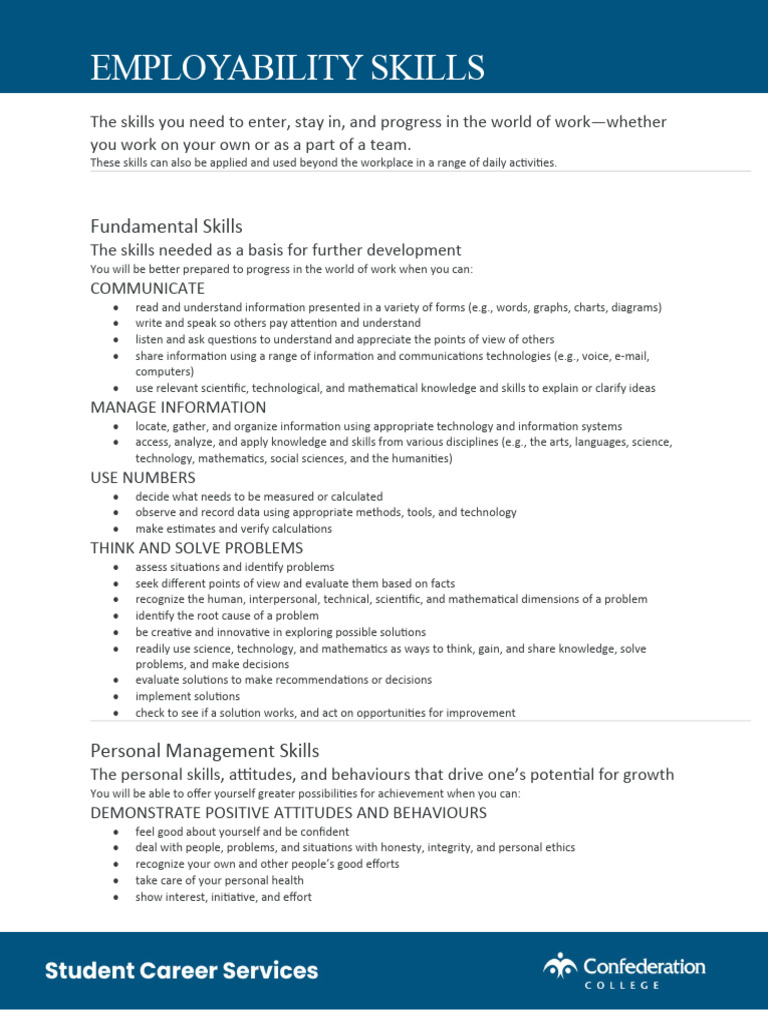 Employability Skills | PDF | Science | Mathematics