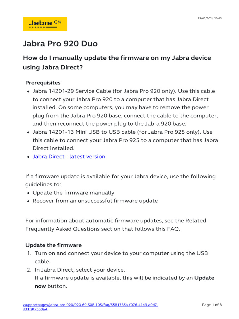 How Do I Manually Update The Firmware On My Jabra Device Using Jabra ...