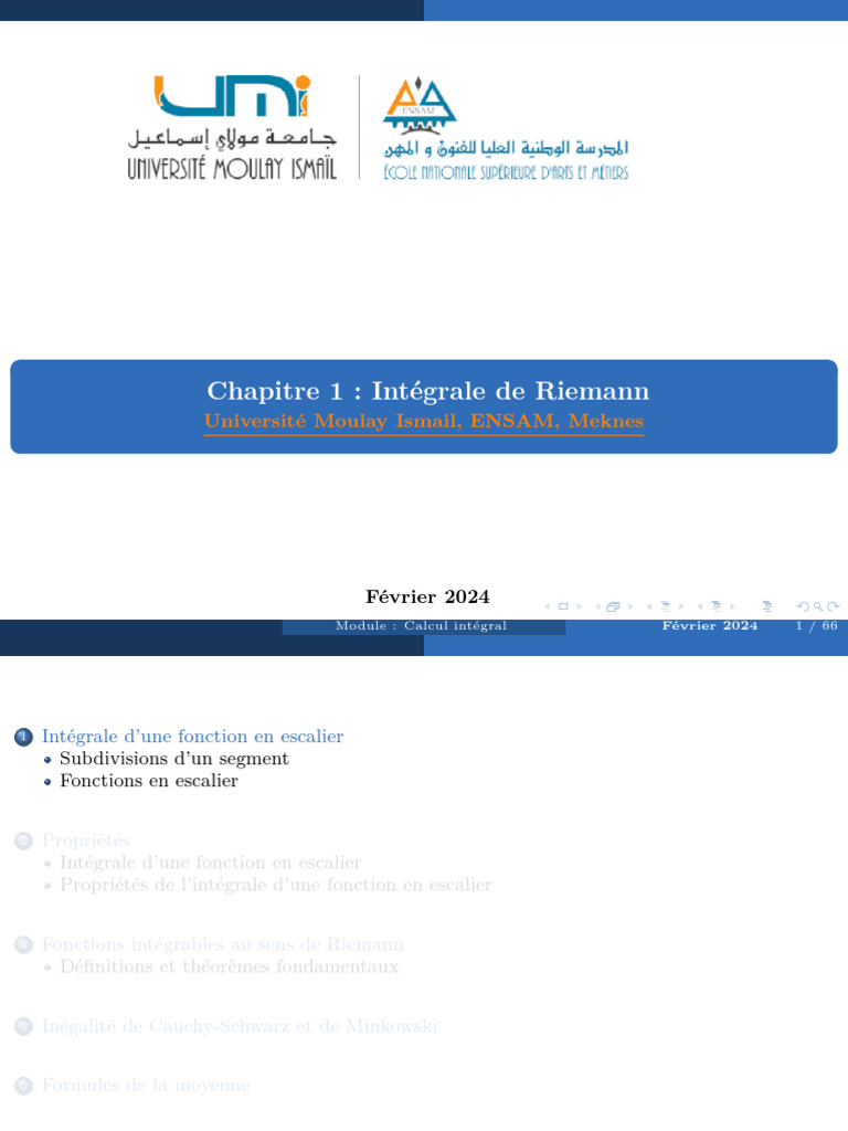 Calcu Integ Chap 1 | PDF