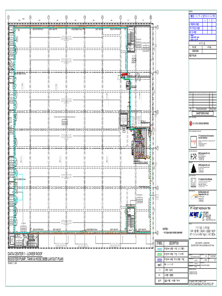 Data Center 1 Lower Roof Layout Plan | PDF