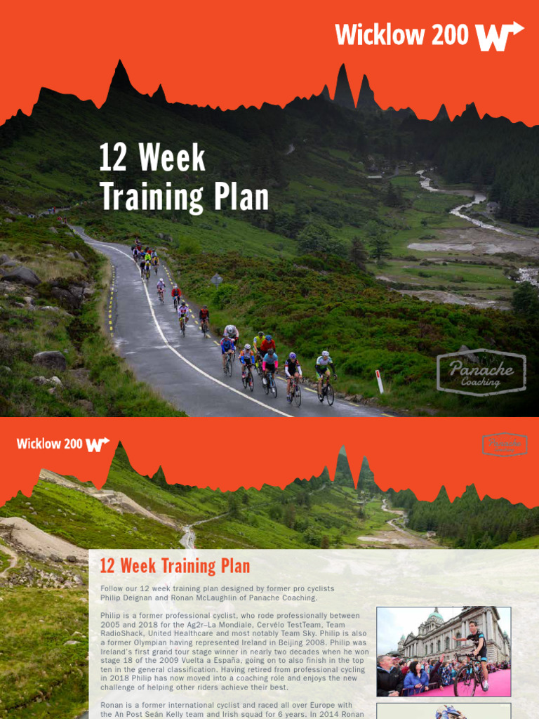 W200 12 Week Training Plan Lo Res | Download Free PDF | Cycle Racing ...