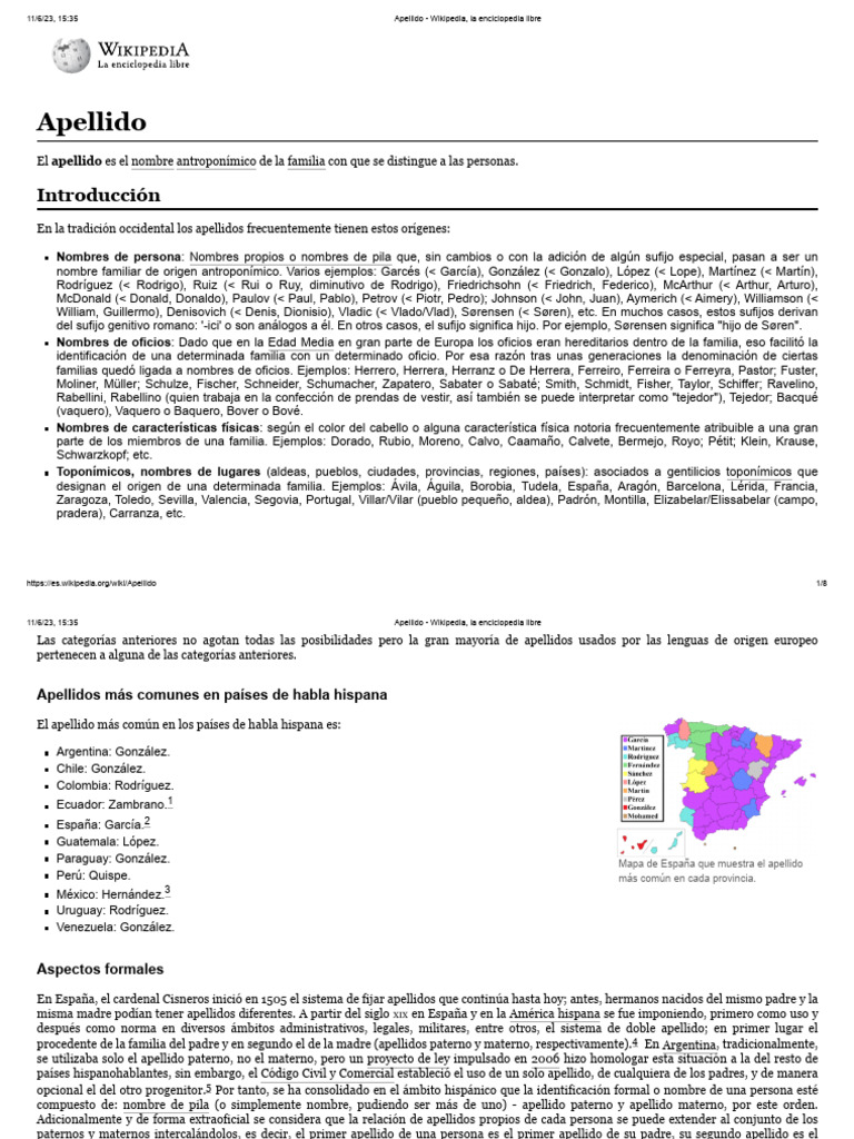 Orígenes y Uso de Apellidos en Europa | PDF | Apellido | Onomástica