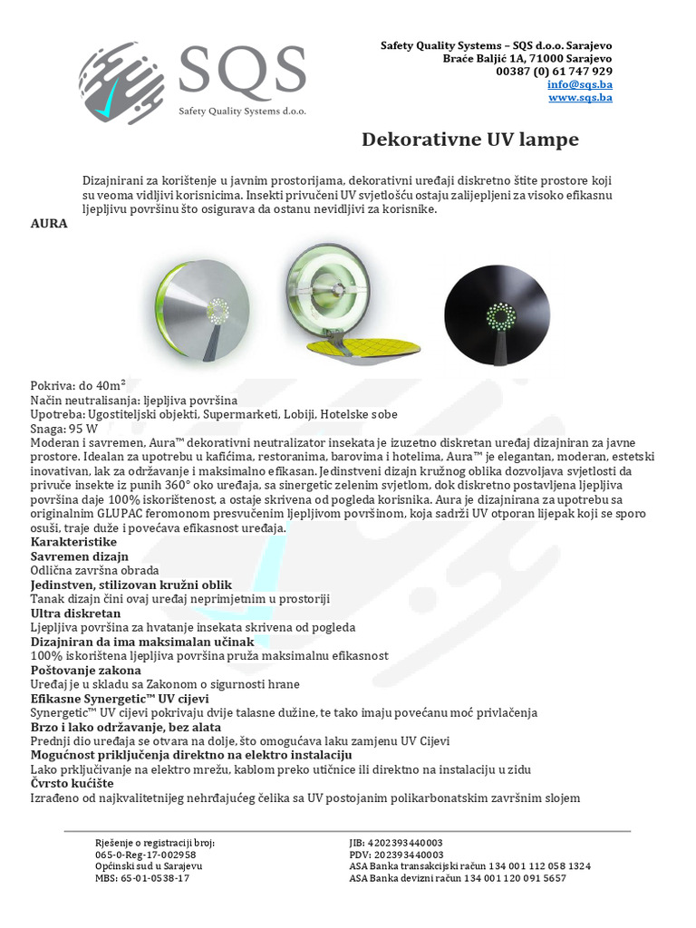 SQS Aparati Protiv Insekata | PDF