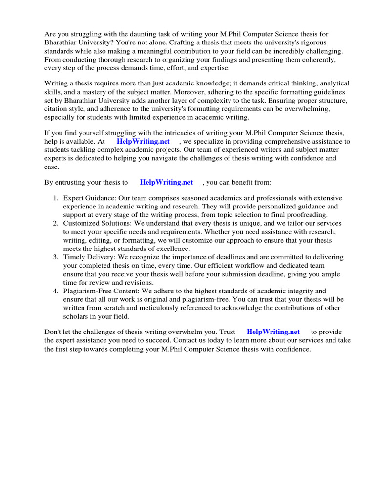 Bharathiar University M.phil Computer Science Thesis Format | PDF | Biometrics | Fingerprint