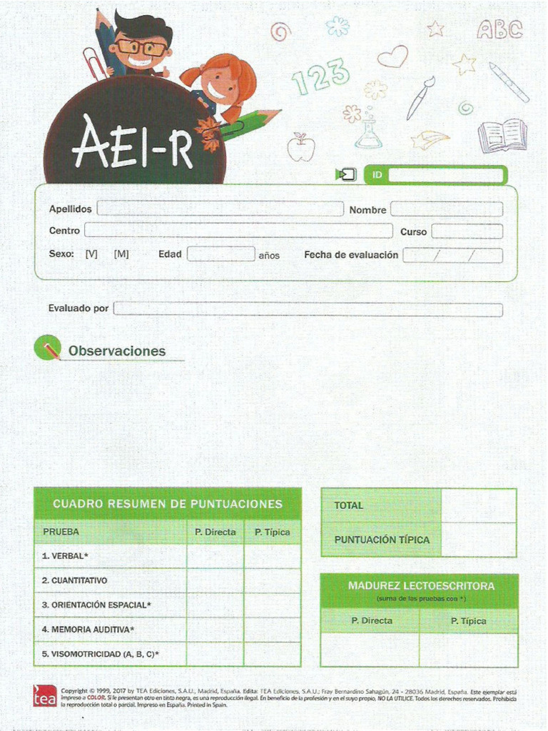 Cuadernillo AEI R | PDF