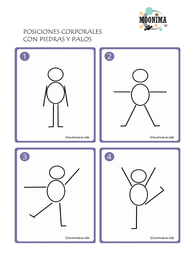 posiciones-corporales-con-piedras-y-palos (2) | PDF