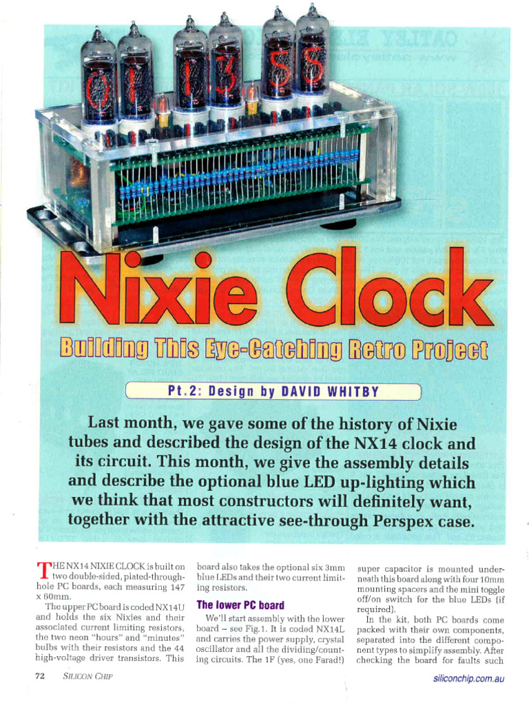 Nixie Clock P02 | PDF