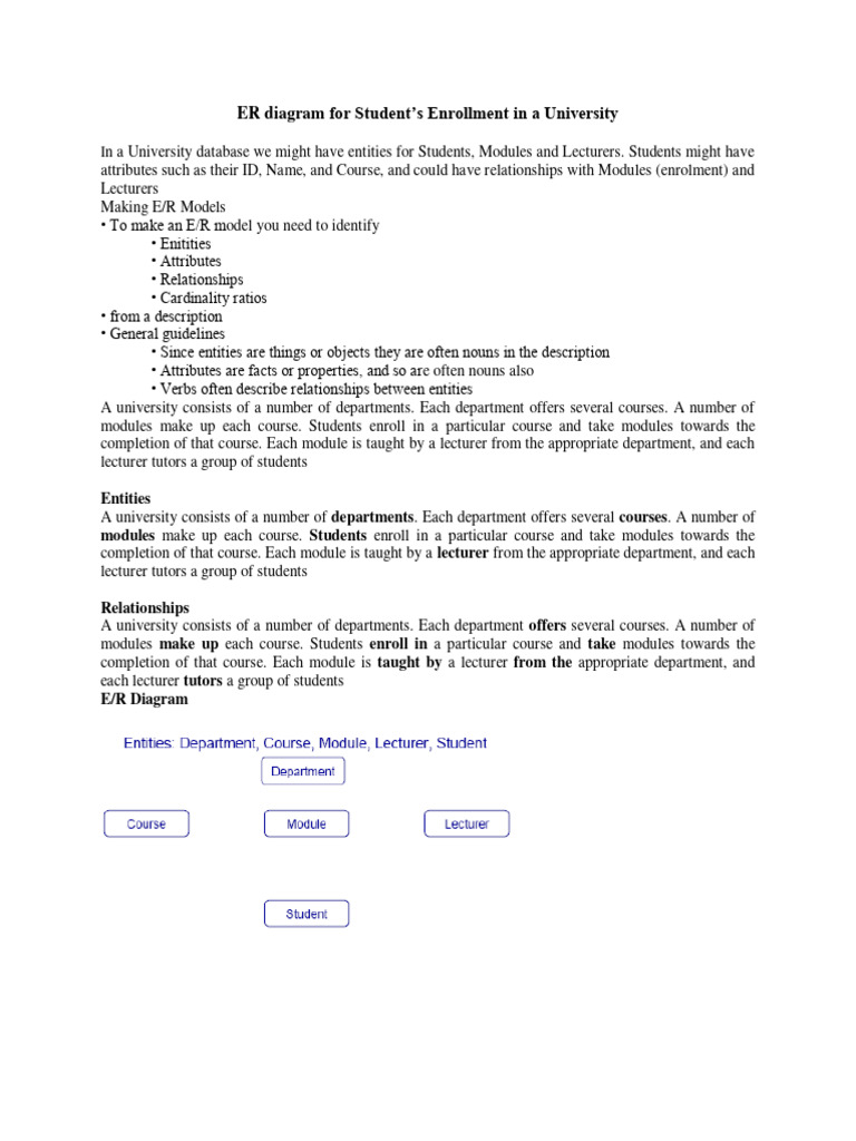Lec 4 ER Diagram | PDF | Linguistic Morphology | Syntax