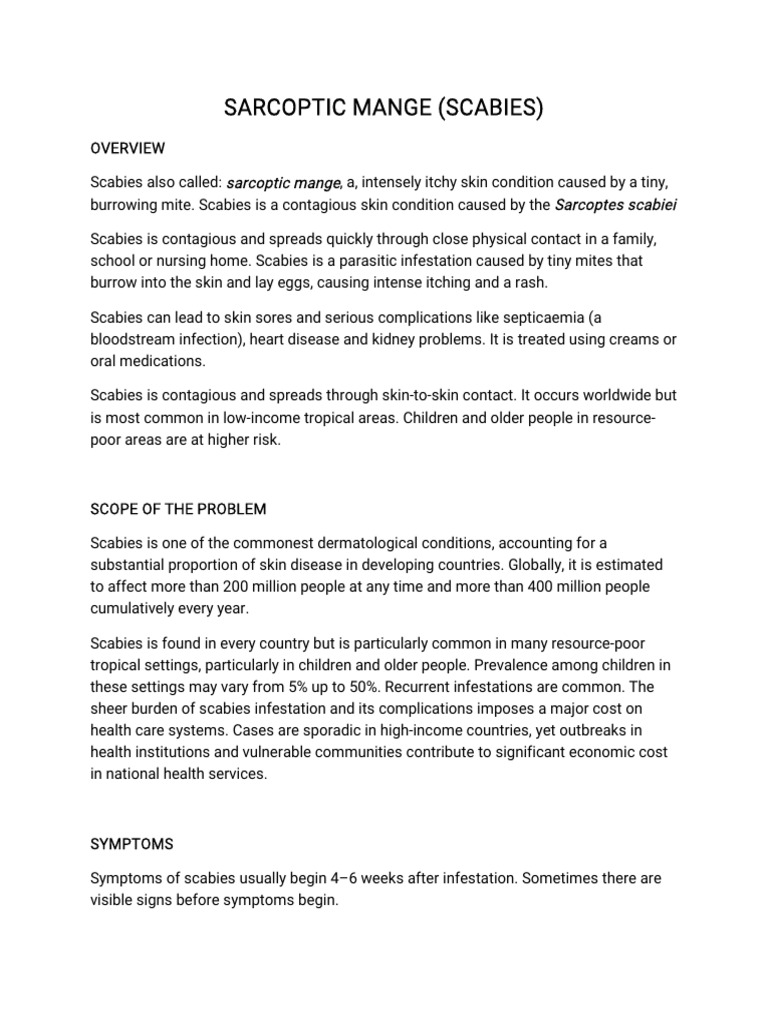 SCABIES-WPS Office | PDF