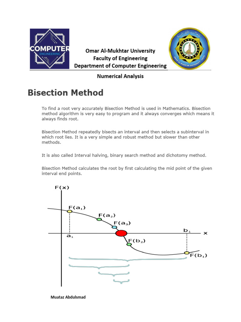 Bisection | PDF | Numerical Analysis | Computer Programming