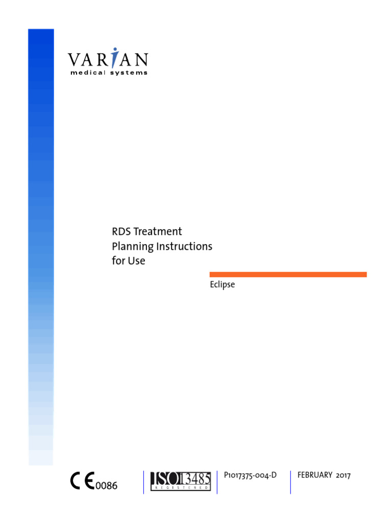 RDS Treatment Planning Instructions For Use | PDF