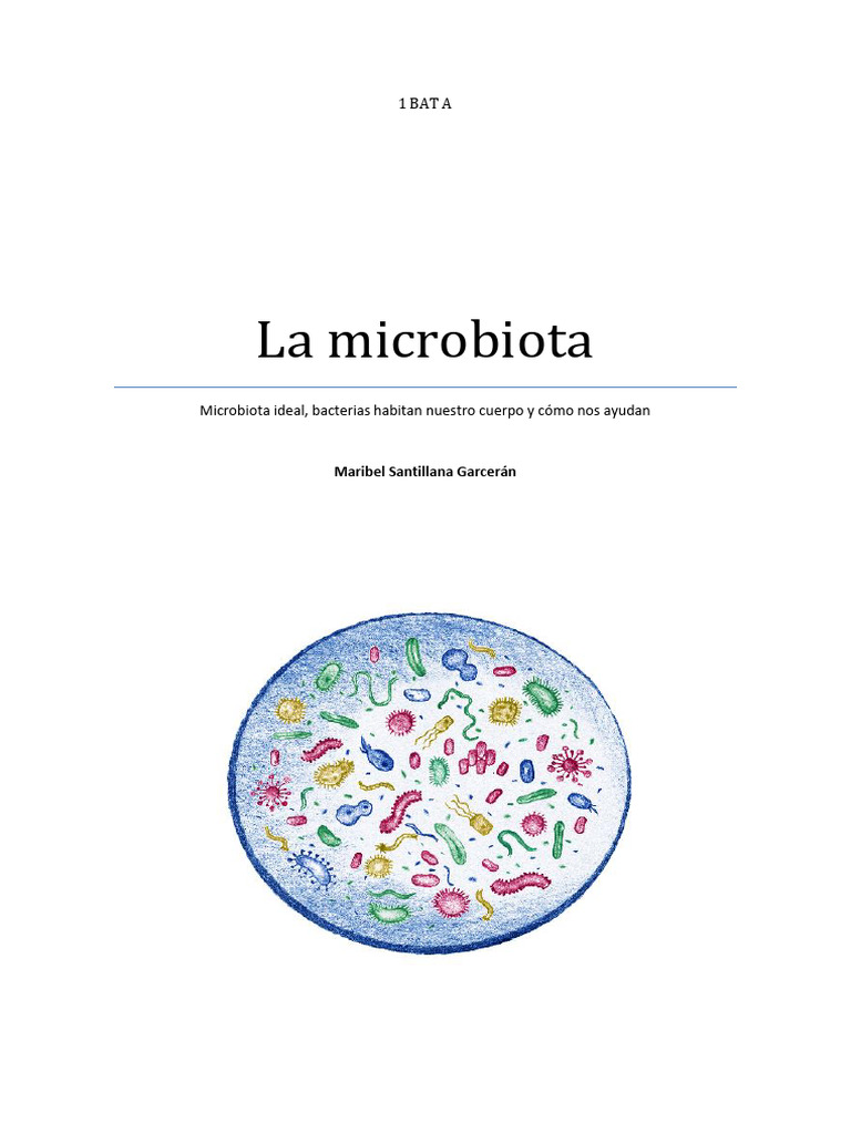 La microbiota | PDF | Las bacterias | Microbiología