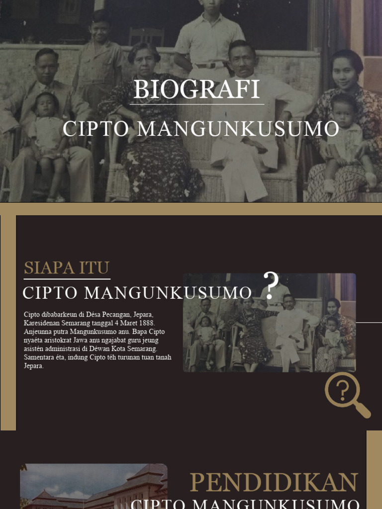 Biografi: Cipto Mangunkusumo | PDF
