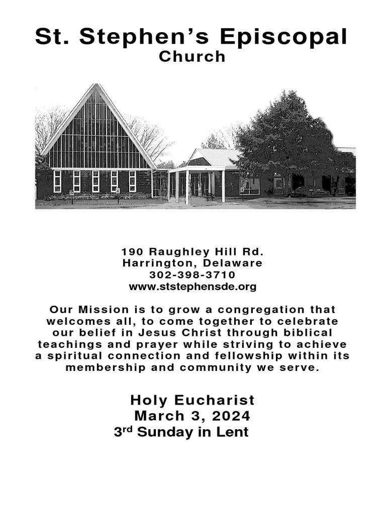 St. Stephen's Episcopal Church Service | PDF | Religion & Spirituality