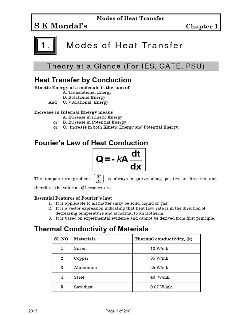 Paper-1 HMT | PDF | Thermal Conductivity | Thermal Conduction