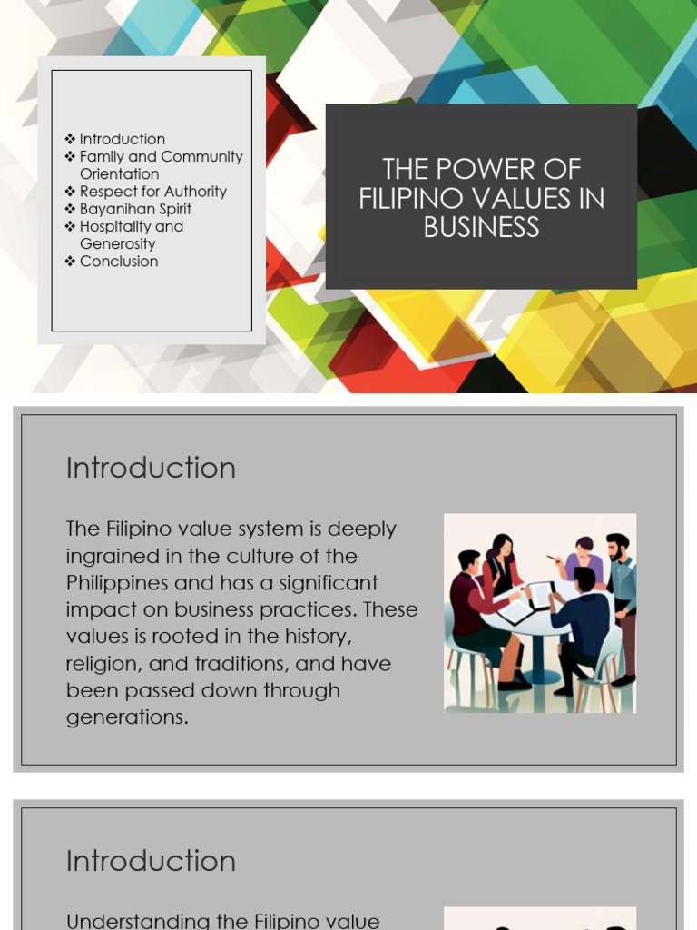 Lesson 5 - Filipino Values | PDF | Philippines | Community