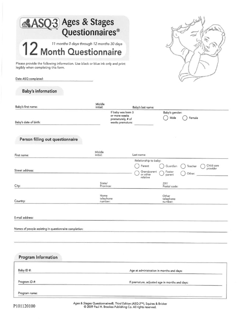 12 Month Asq | PDF