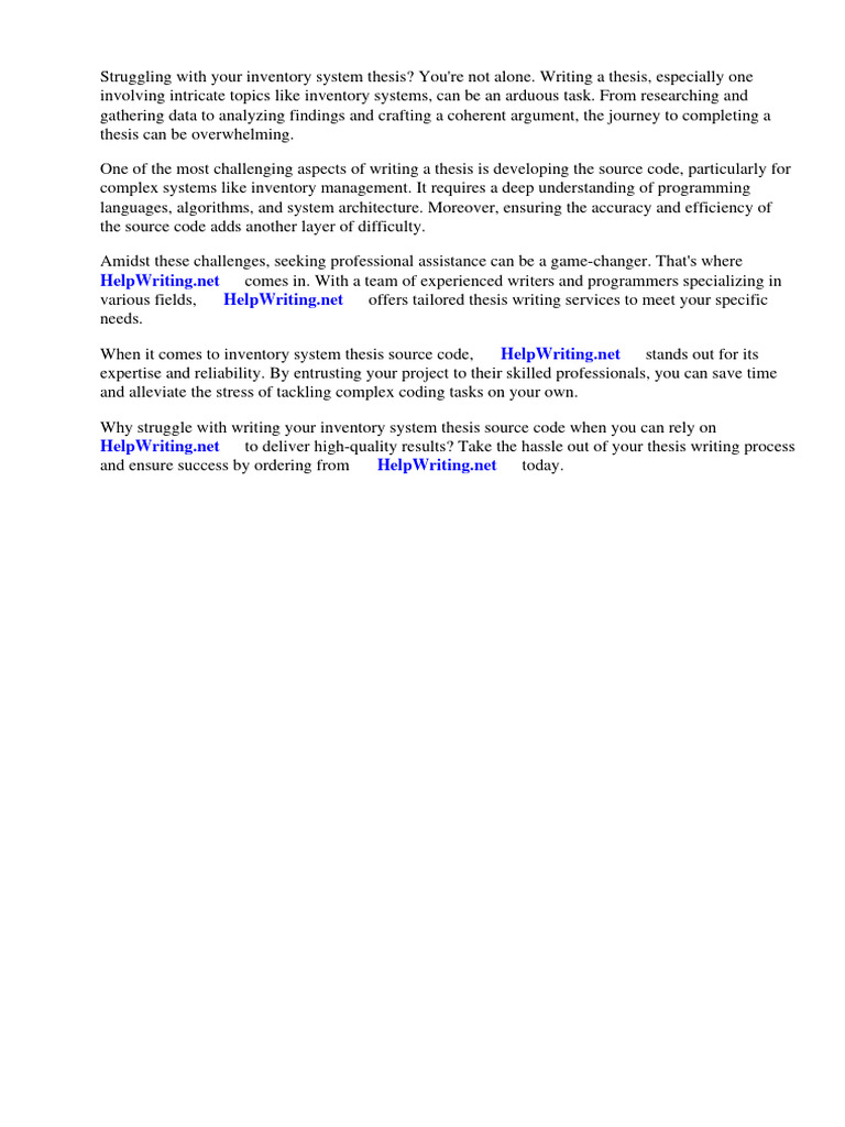 Inventory System Thesis Source Code | PDF Inventory System Thesis Source Code | PDF