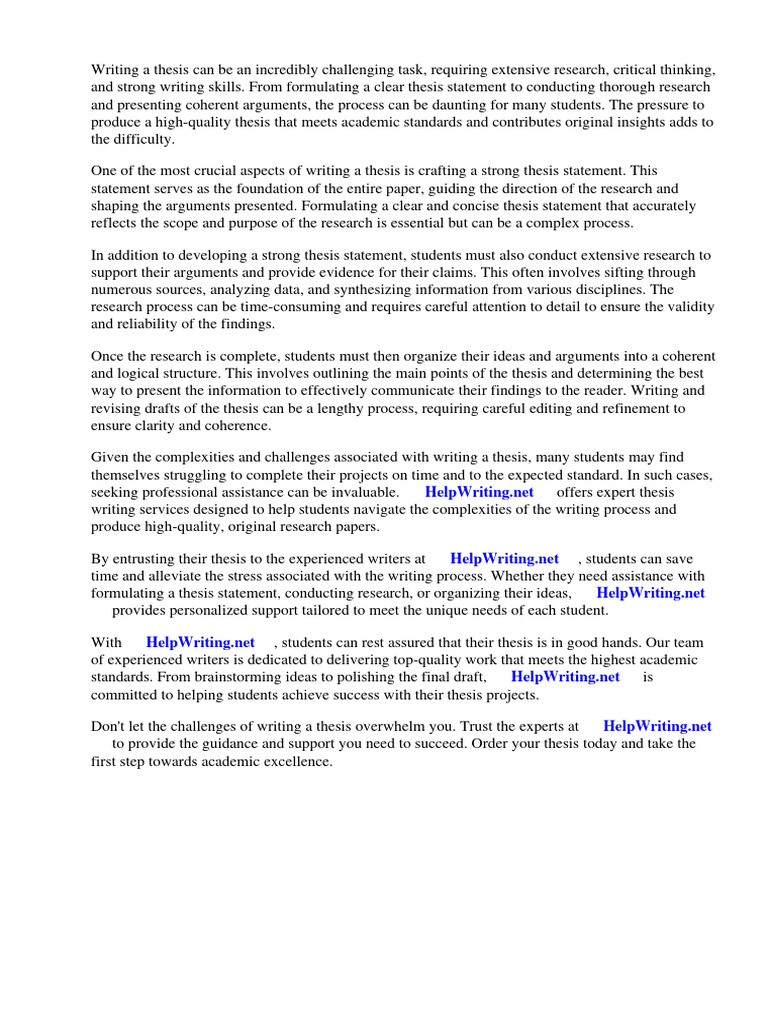 How To Write A Thesis Statement Indiana University | PDF | Thesis | Essays