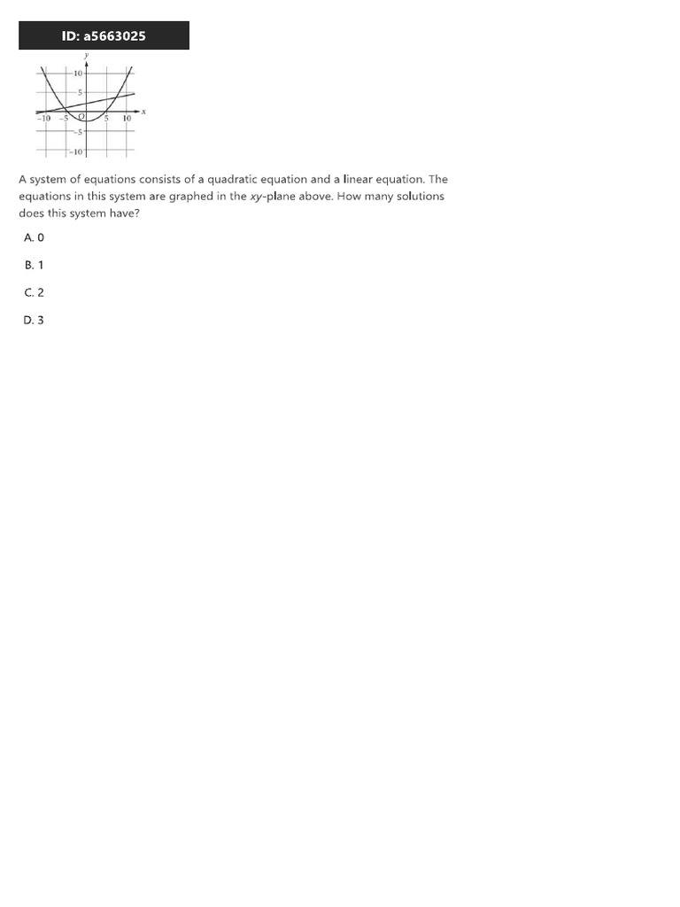 SAT Math Graphs of Functions 2 | PDF