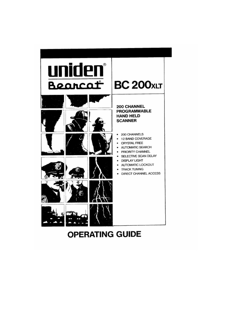 Bearcat BC200XLT (Operating Guide) | PDF