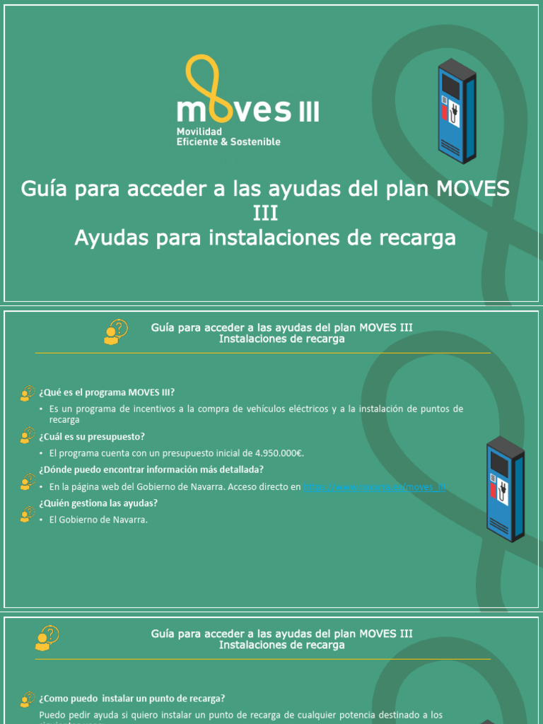 Guia MOVES III-Instalaciones de Recarga - v2 | PDF | Economias | Transporte