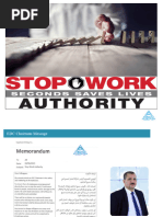 Sample Stop Work Autority Program | PDF | Safety | Employment